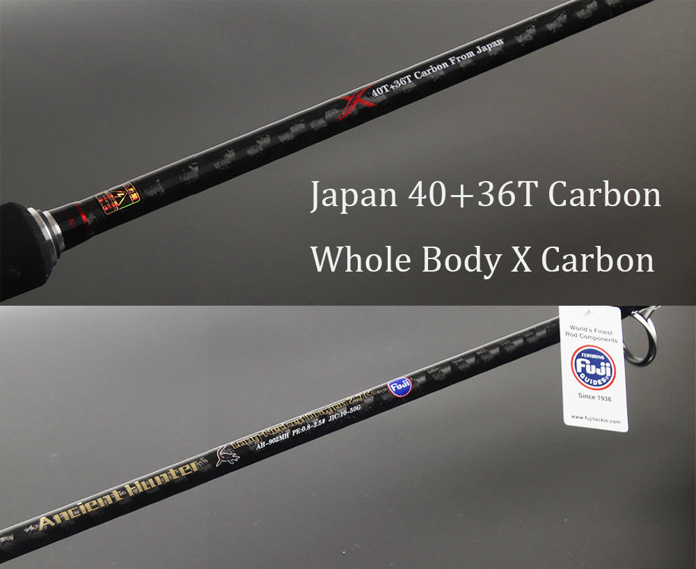 Caña Ancient Hunter Long-necked Dragon 2.7m Spinning (10-50g) Full Fuj – Aparejos Pesca Antofagasta