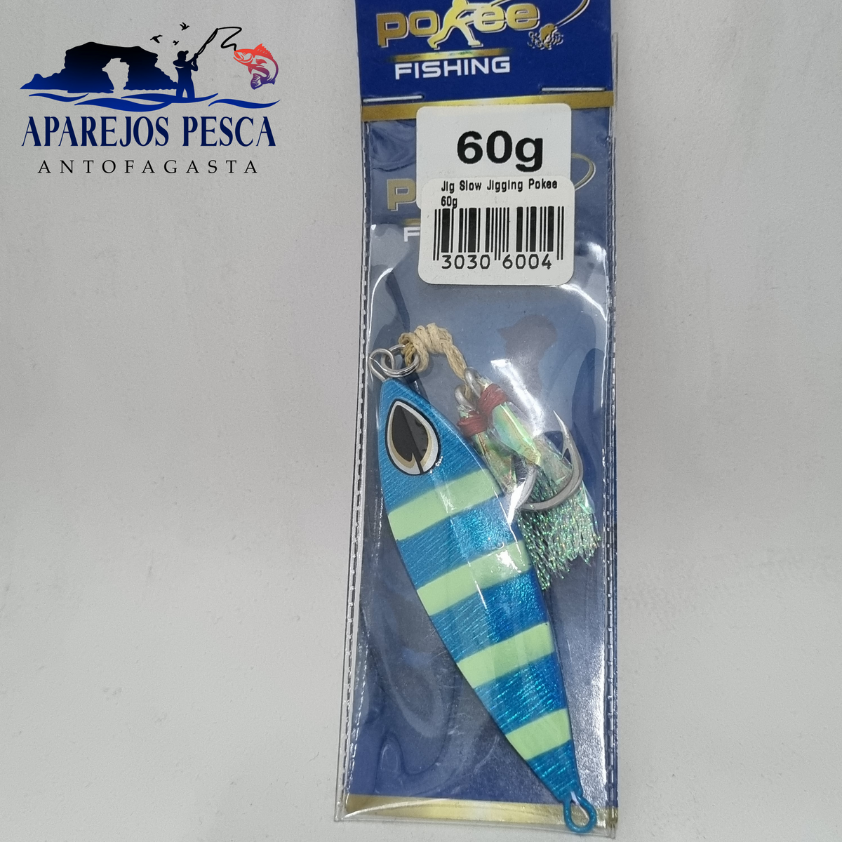 Jig Slow Jigging Patron1 Pokee 60g. Varios Colores – Aparejos Pesca Antofagasta